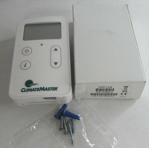 CLIMATEMASTER ZS2P-CLM ASW018 COMMERCIAL LCD WALL SENSOR/ THERMOSTAT ...