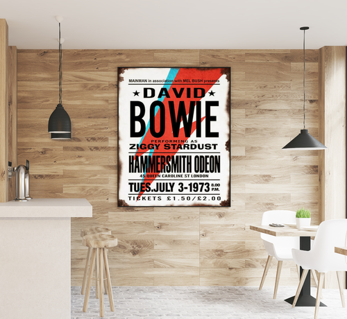 BEST BOWIE MUSIC METAL SIGNS A453 Pub Bar Cafe Club Art Cave Gig ...