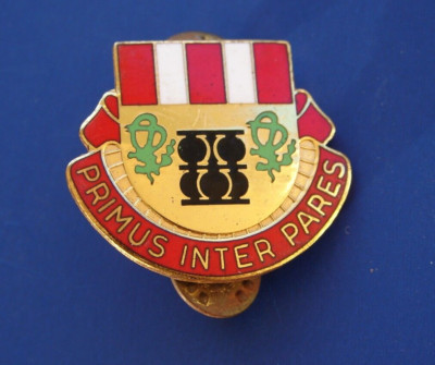 Vintage US Military DUI Pin 1st Field Artillery Battalion PRIMUS INTER ...