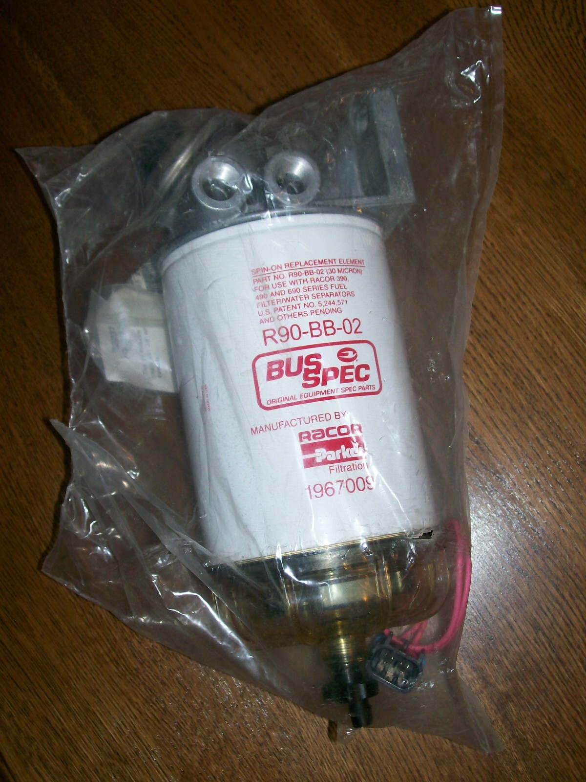 BLUEBIRD R90-BB-02 - Fuel filter cross reference