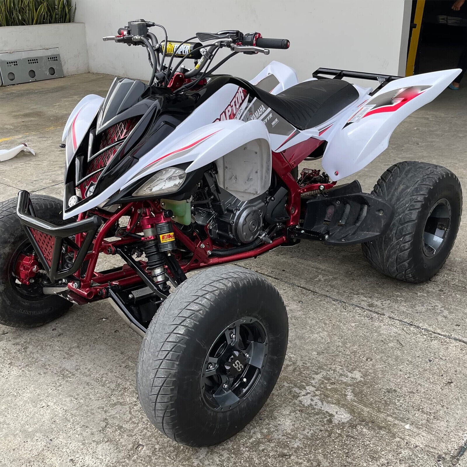 Headlights Assemblies Pair For Yamaha YFZ 450 Raptor YFM 250 350 700 ...