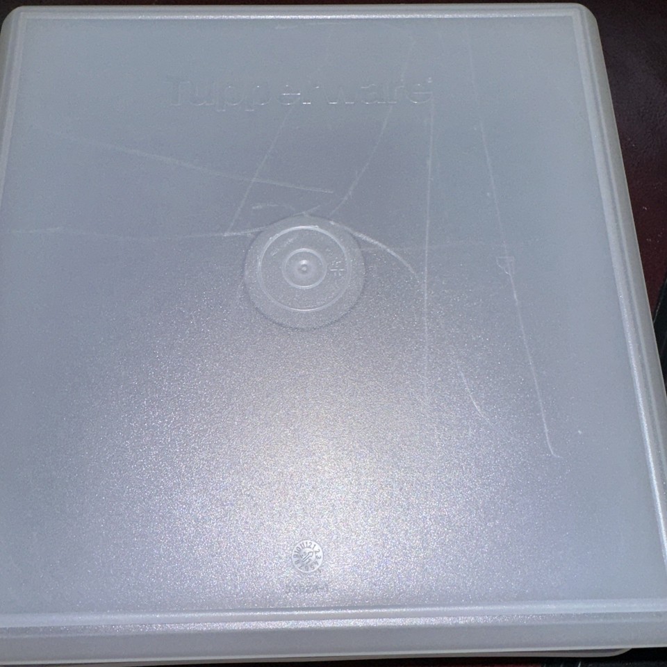 Tupperware Square Sweet Savoury Keeper Container - Black Lid | eBay ...