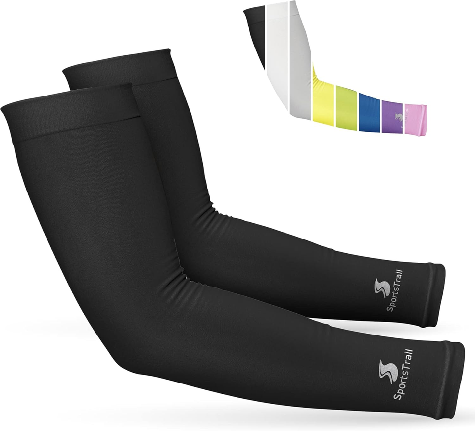 Cooling Arm Sleeves for Men & Women – Breathable, UV Sun Protection ...