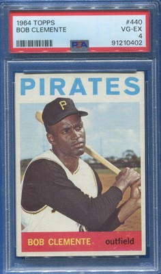 1964 Topps #440 Roberto Clemente Pirates HOF PSA 4 Centered | eBay