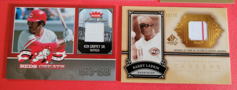 PETE ROSE Johnny Bench TONY PEREZ Ken Griffey CONCEPCION AUTO & JERSEY ...