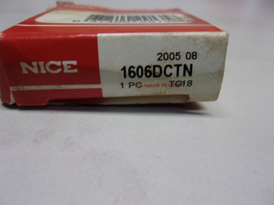 NICE 1606 DCTN RADIAL/DEEP GROOVE BALL BEARING, 0325A | eBay