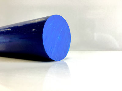Acetal Rods - BLUE - POM C - Delrin - Plastic Rods 50mm to 100mm ...