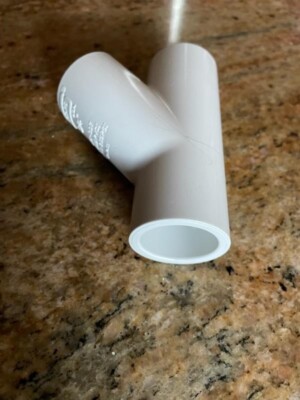 3/4" 3/4 INCH PVC Y FITTING SCHEDULE 40 WYE | eBay