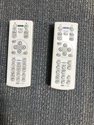 ( LOT 2) NEC Projector Remote Control RD-423E Genuine OEM USED | eBay