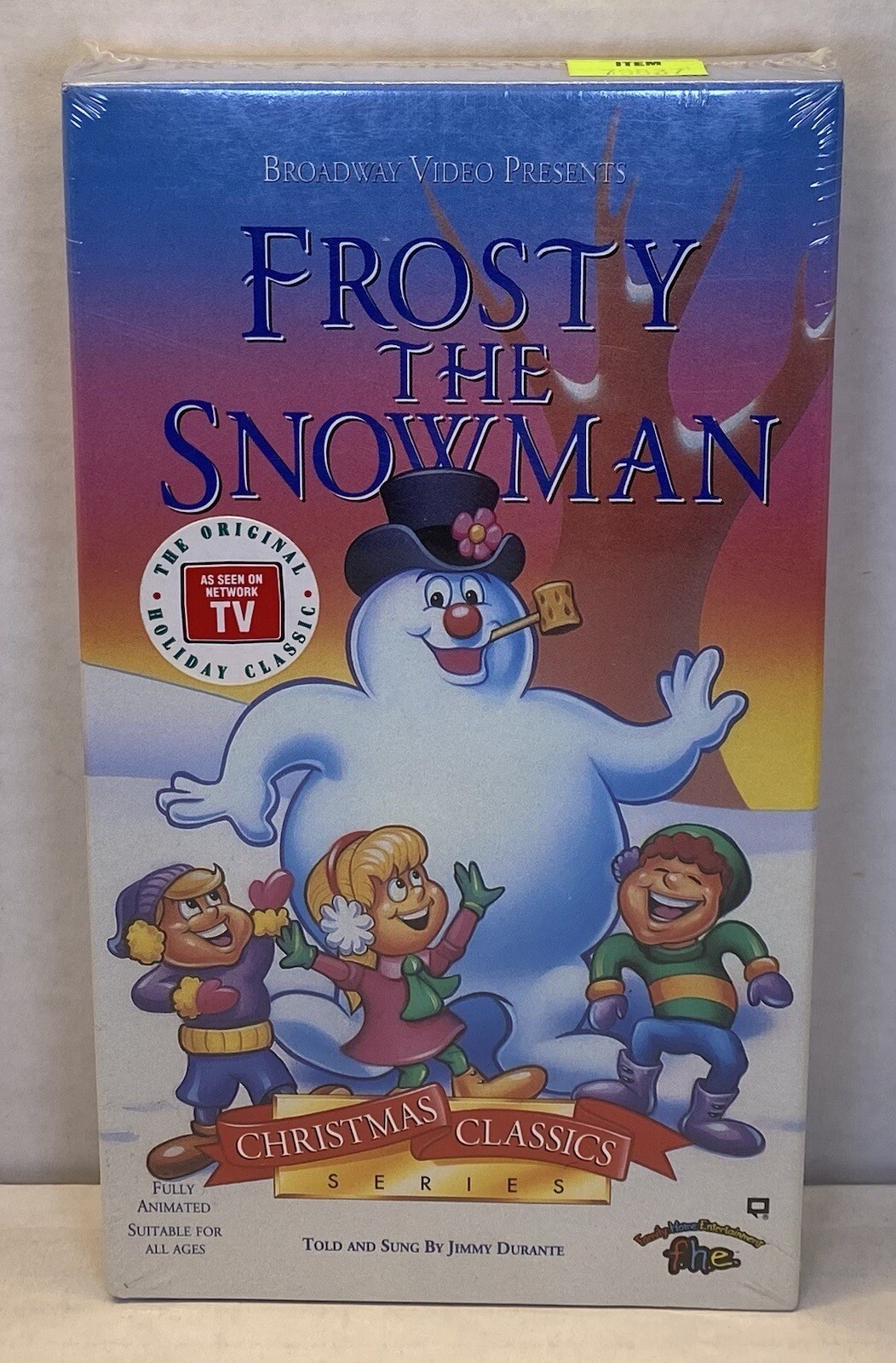 FROSTY THE SNOWMAN 1993 VHS - ORIGINAL CLASSIC - NEW SEALED WATERMARKS ...