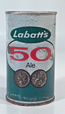 Vintage Labatt's 50 Ale Beer 12oz Can Straight Steel Toronto London ...