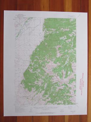 Waterloo Montana 1964 Original Vintage USGS Topo Map | eBay