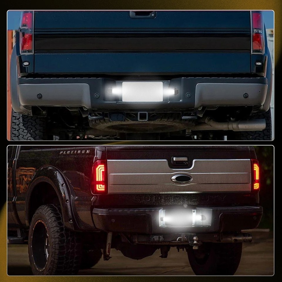 2Pcs LED License Lights Plate Fit Ford F-150 F-350 F-250 F-450 F1TZ ...