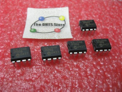 93LC56B Microchip DIP-8 2K Microwire Compatible Serial EEPROM 93LC56 ...