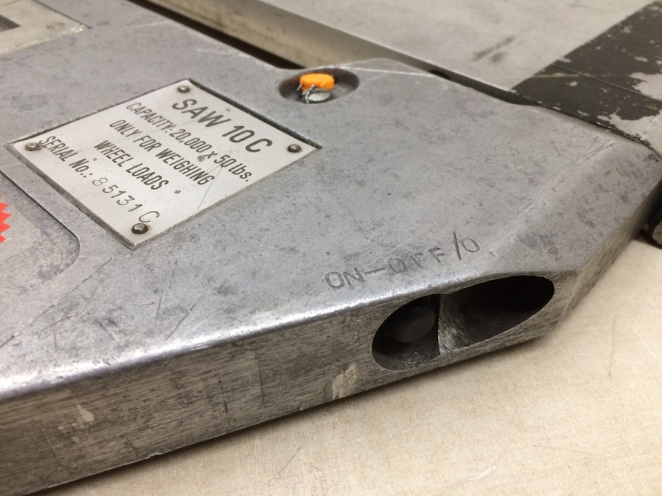 PAT Kruger Digital Wheel Load Scale SAW 10C Portable Truck Axle Weigher ...