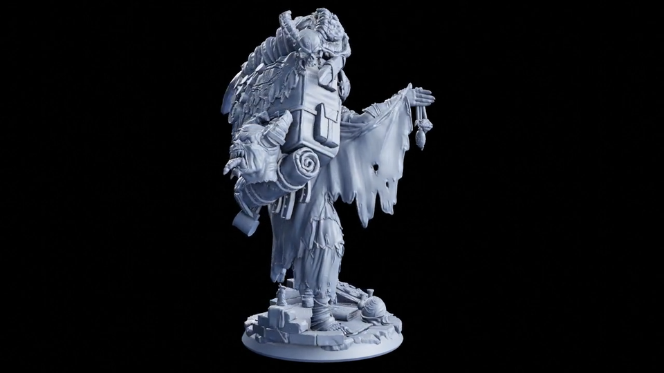 NPC - Morgrim, the Relic Collectorby Flesh of Gods | D&D | DnD | Print ...