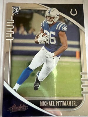 Michael Pittman Jr. Rookie Wide Receiver Baltimore Colts 2020 Panini ...
