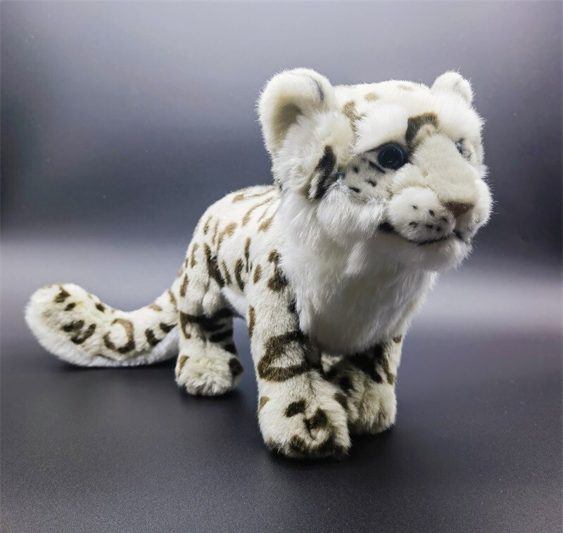 Snow Leopard 12 Inch Stuffed Animal Plush Toys Toddler Doll Kids Gifts ...