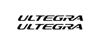 Ultegra 2 x decals for Bike, Car, Helmet, Bike Frame, other colours ...