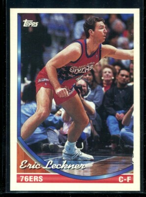 1994 Topps Basketball Eric Leckner #332 Philadelphia 76ers | eBay