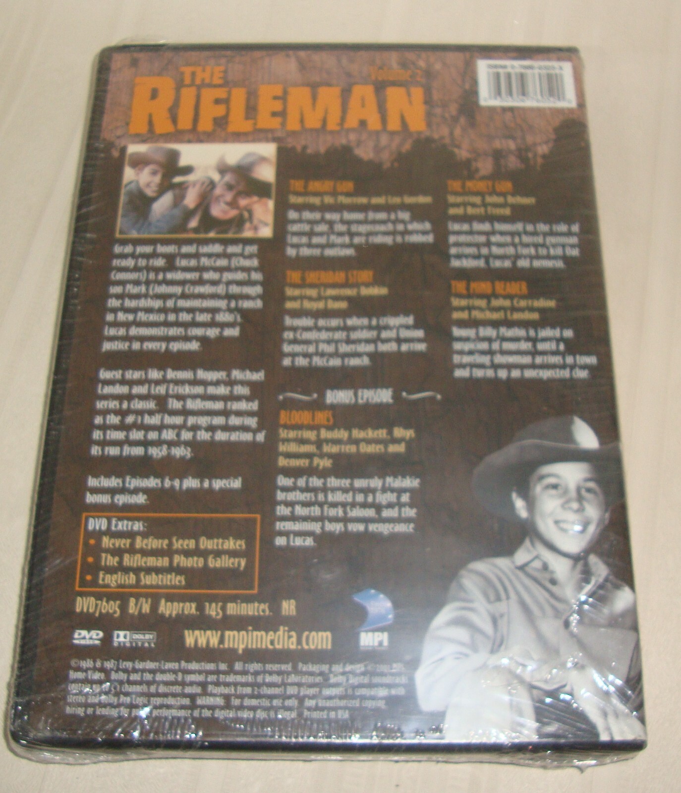 THE RIFLEMAN Starring Chuck Connors W Johnny Crawford Volume 2 DVD NEW ...