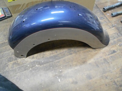 99-01 Victory V92C Deluxe Cruiser Rear Fender Body 1013025A9 BLUE GRAY ...