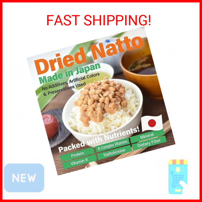 Japanese Natto Fermented Soybean, Freeze-Dried Natto Beans, Japanese ...