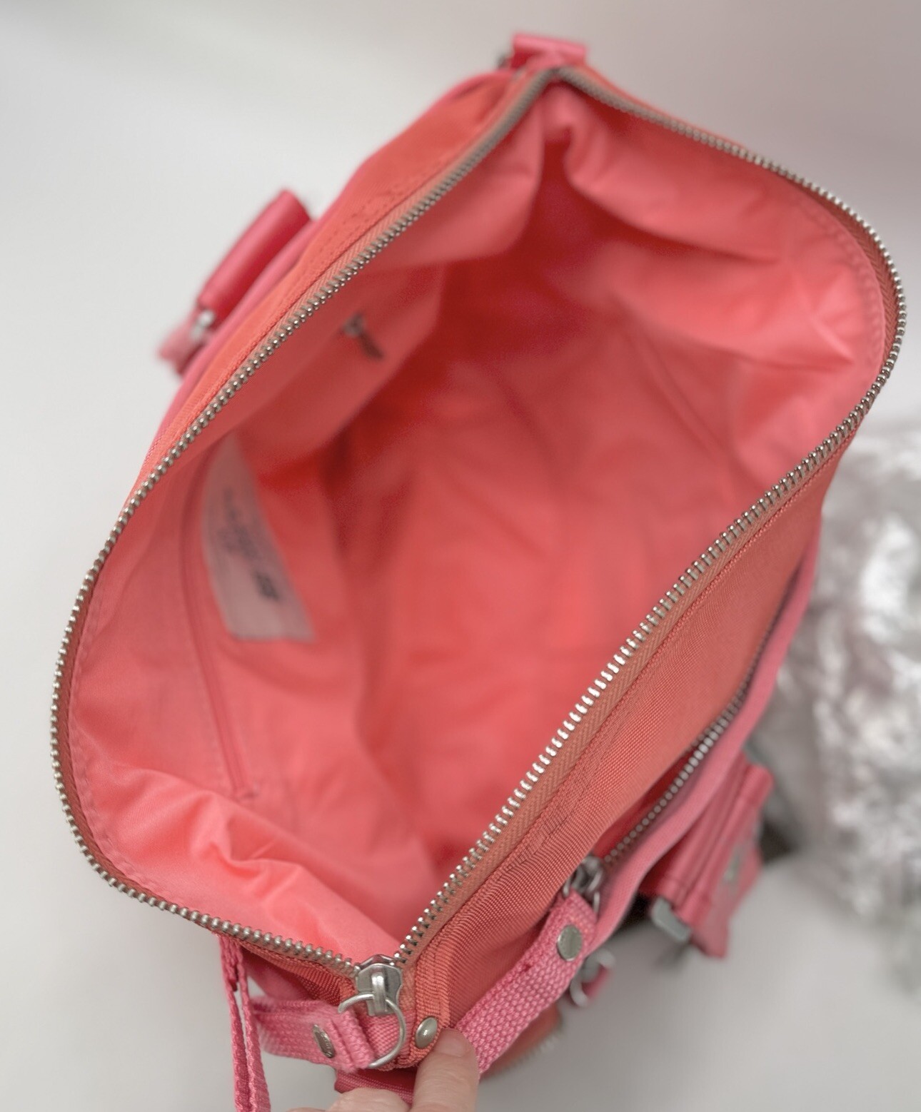GGL George Gina Lucy Pink Multi Pocket Cargo Handbag, Missing Belt Clip ...