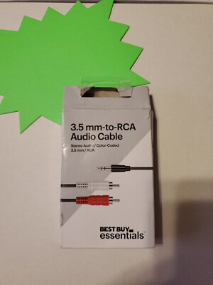 Best Buy Essentials 3.5 mm-to-RCA Audio Cable | eBay