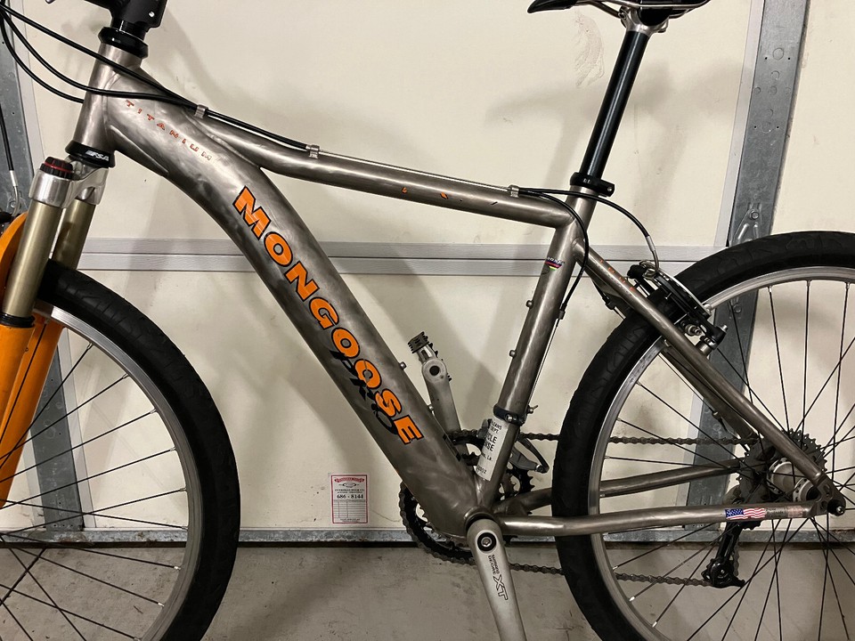 MONGOOSE PRO HARDTAIL TITANIUM - 1999-2001 - 26 " Complete and Upgraded ...