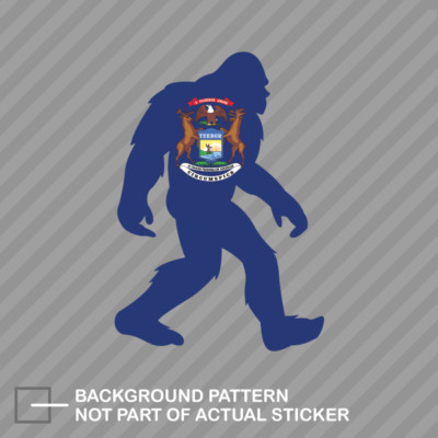 Michigan Bigfoot Sticker Decal Vinyl MI big foot sasquatch yeti | eBay