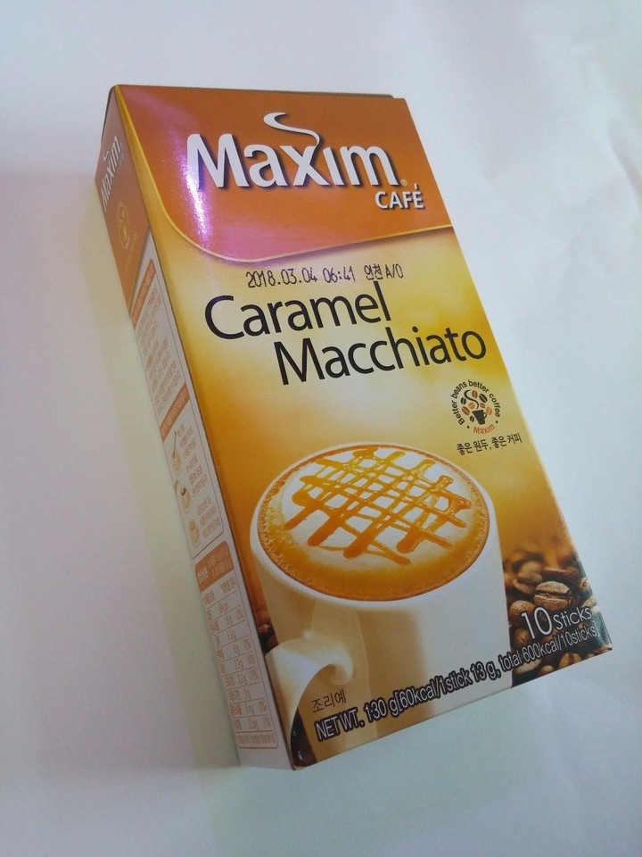 Korea Maxim Cafe Caramel Macchiato Instant Coffee 13g X 10Sticks | eBay
