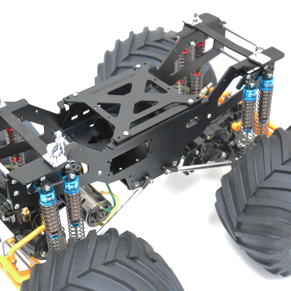 Aluminium Custom Chassis for Tamiya Bullhead Super Clod Buster RC Body ...