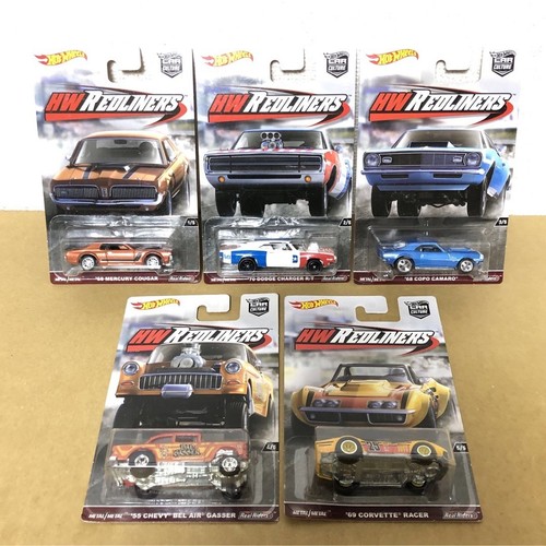 Complete Set Of 5 Hot Wheels Hw Redliners | eBay