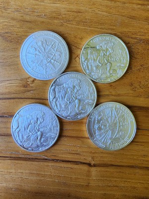 1 oz Silver Bullion Rounds - Lot of 5 .999 FINE SILVER | eBay