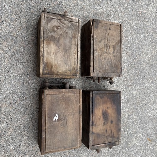LOT OF 4 VTG ANTIQUE FORD MODEL T IGNITION COILS BUZZ BOX HOT SPARK HIT ...
