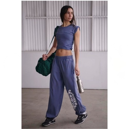 NWT FP Movement Hot Shot Logo Crossover 2 Piece Set Blue Indigo Size ...