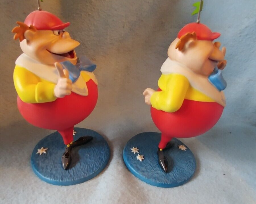 WDCC - Tweedledee & Tweedledum From Alice In Wonderland - RARE - SIGNED ...