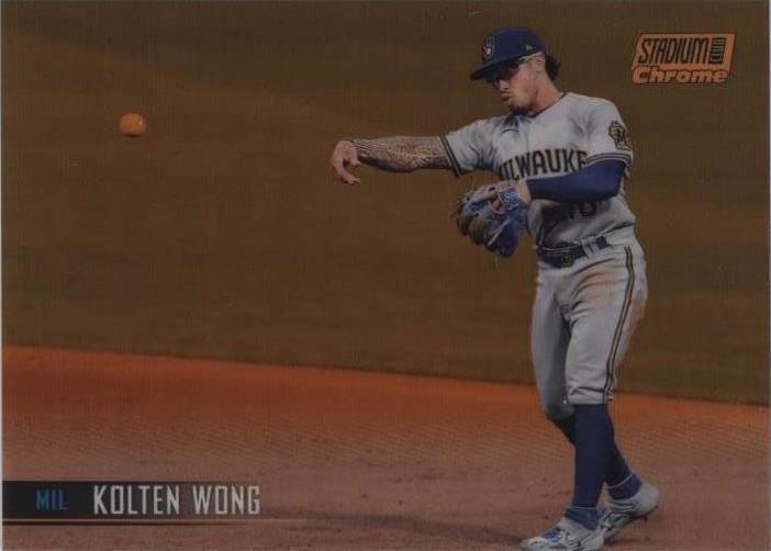 2021 Topps Stadium Club Chrome - Kolten Wong #233 Orange Refractor /25 ...