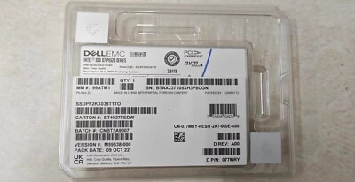 New DELL EMC Intel P5520 3.84TB SSDPF2KX038T1E U.2 PICE 4.0 x4 NVME SSD ...