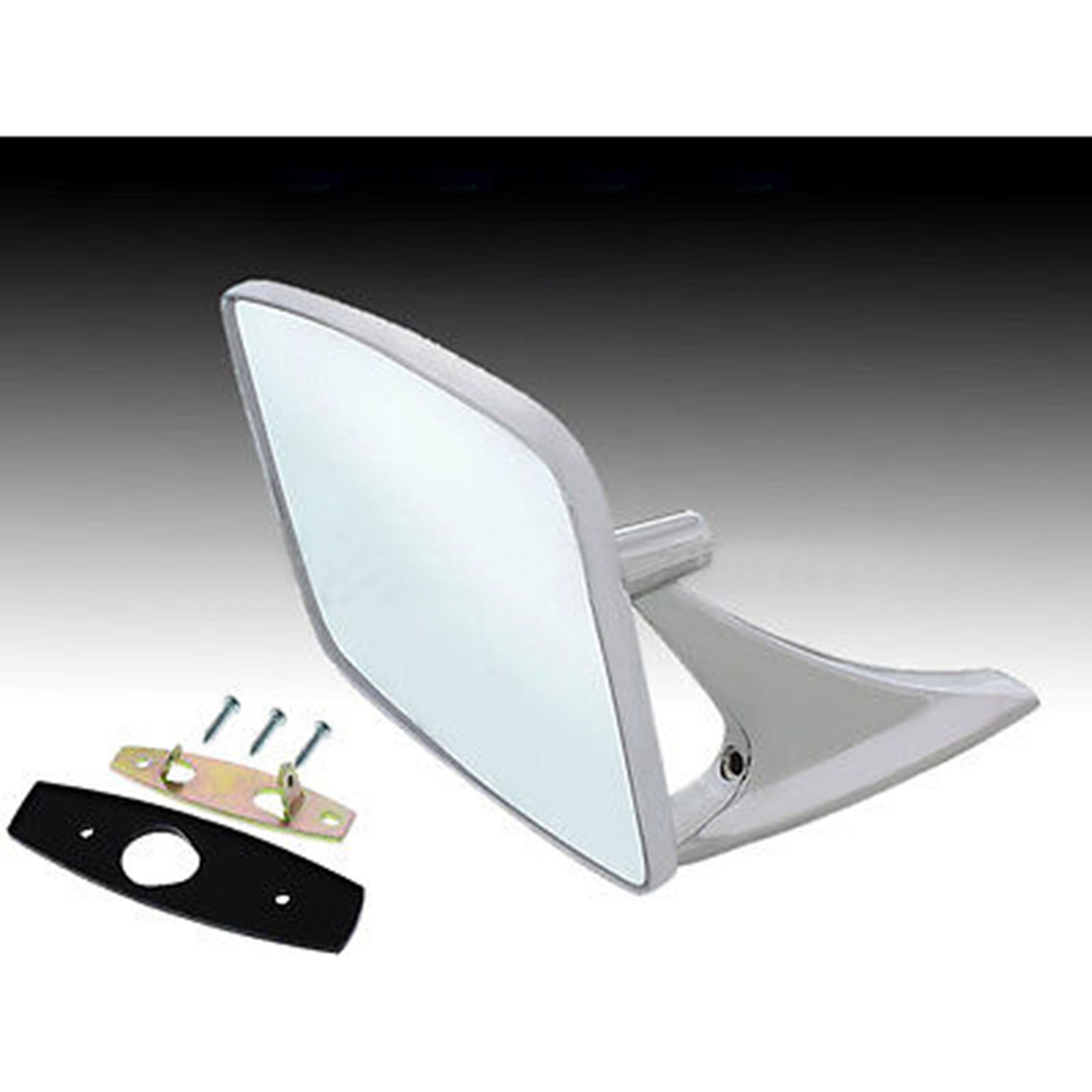73-91 Chevy Truck Chrome Outside Exterior Rectangle Square Rear View ...