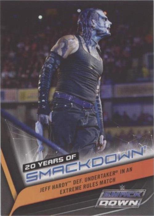 2019 Topps WWE Smackdown - 20 Years of Smackdown Jeff Hardy def ...