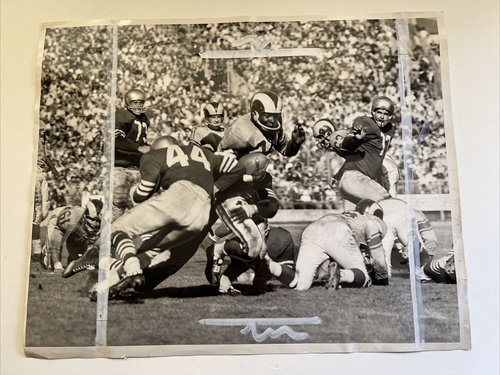 1957 San Francisco 49ers Vs Los Angeles Rams Type 1 Press Photo 10/6 ...