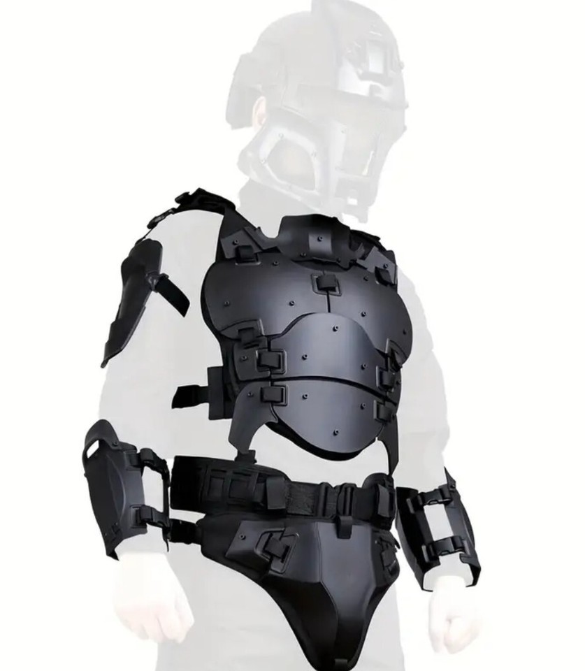 Polycarbonate Riot Gear Full Set For Hardcore Cosplay And Protection | eBay