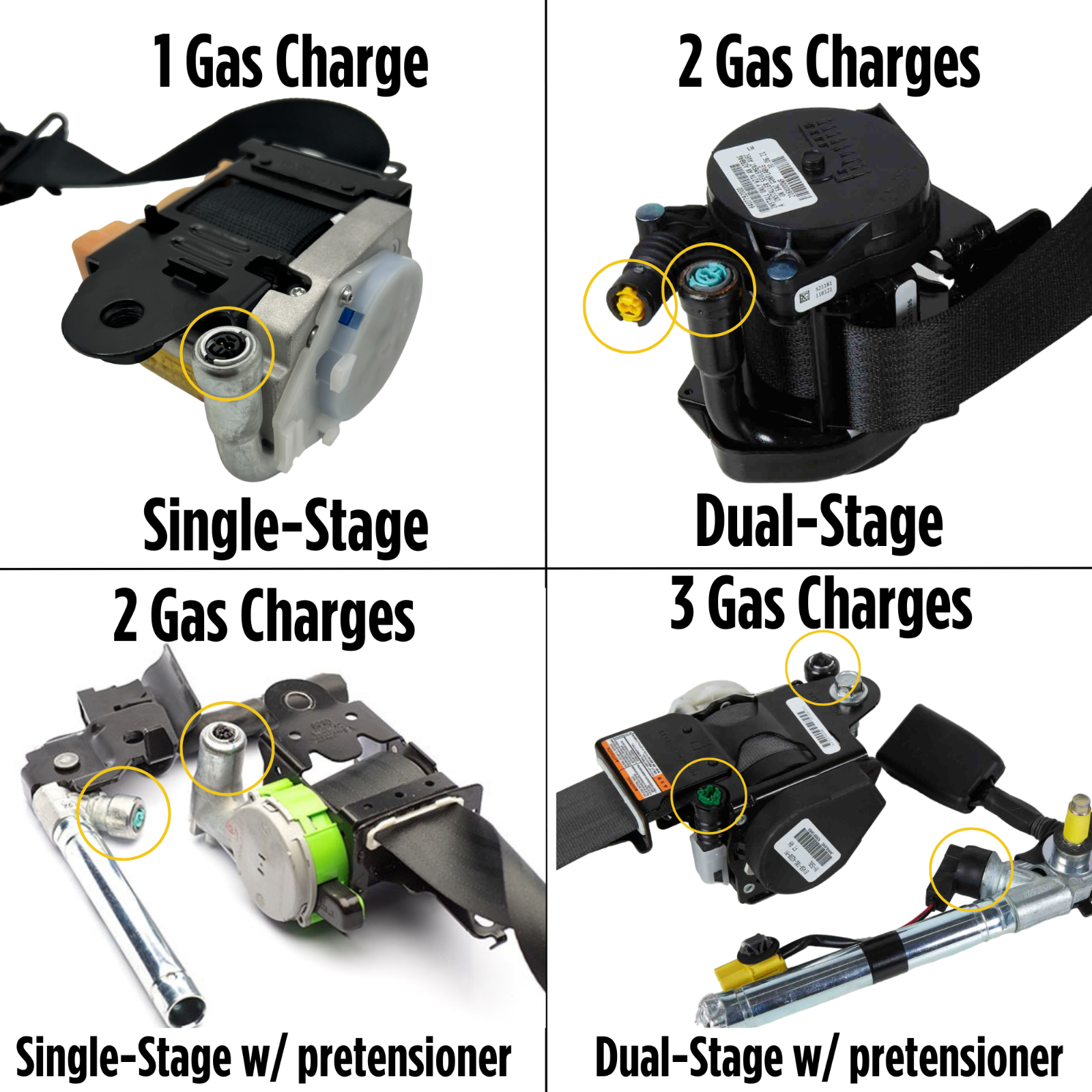 For All Makes And Models Locked Seat Belt Single, Stage Repair | eBay