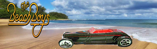 Beach Boys Deuce Coupe Hot Rod Roadster Surfer Girl Party Concert Band ...