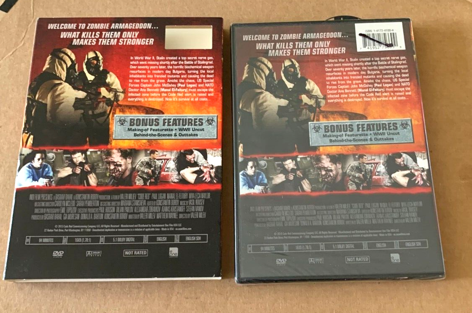 Code Red (DVD, 2014) Slipcover / UPC Code Scratch 741952756699 | eBay