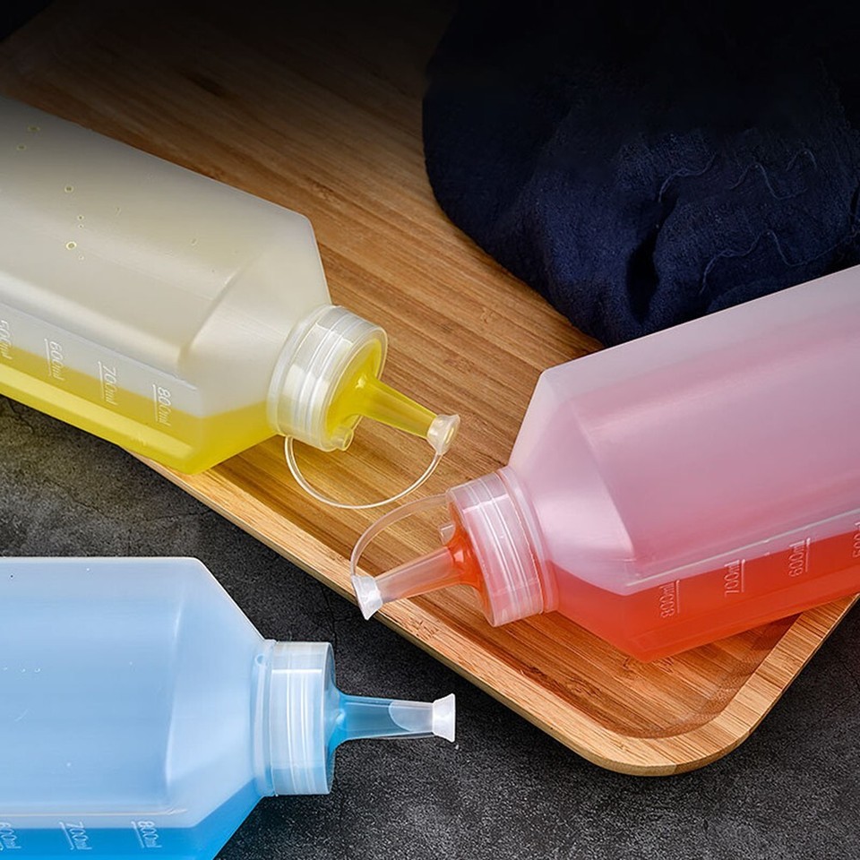 Plastic Square Squeeze Bottle Bottle Squeeze Bottle Small Diameter 800 ...