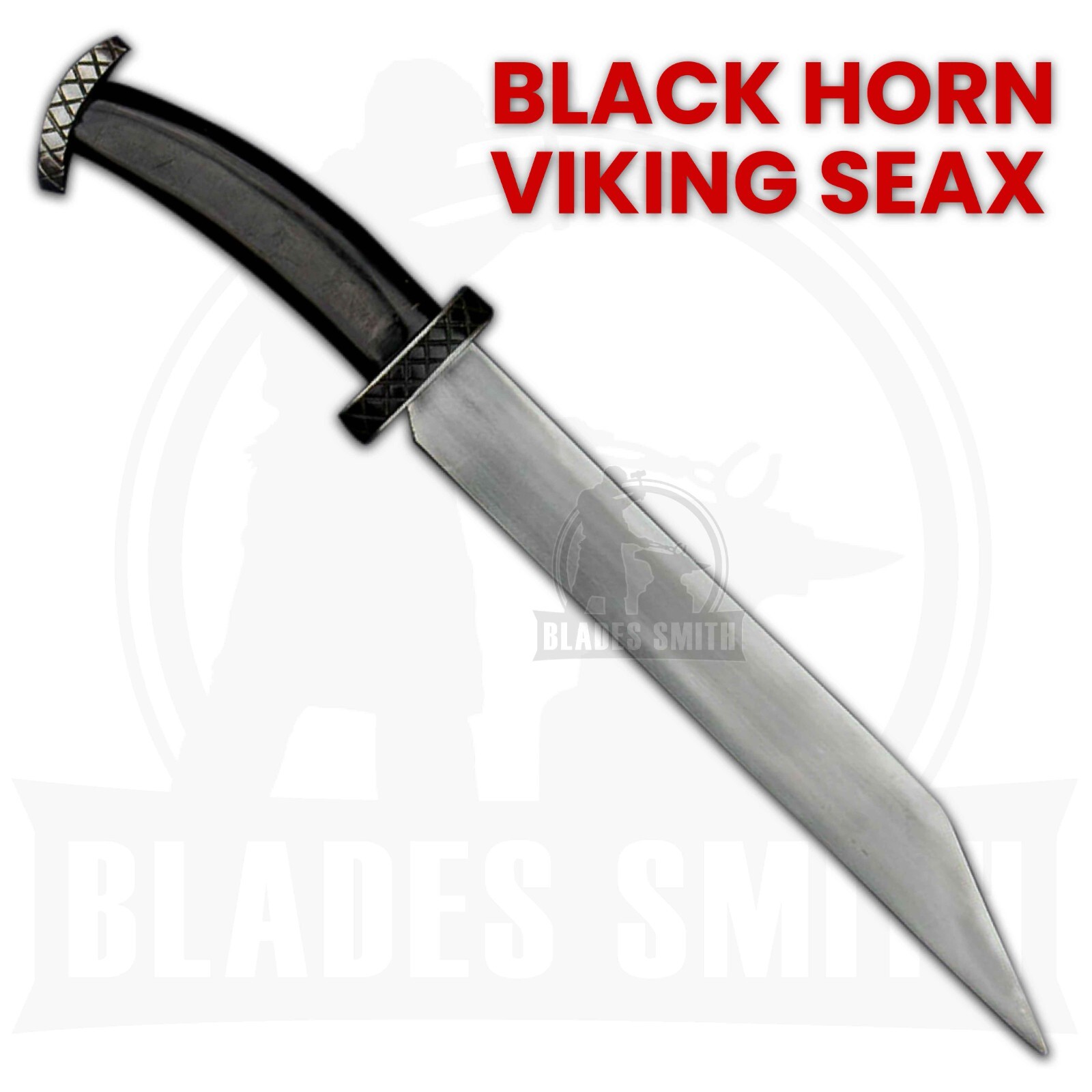 Black Horn Viking Seax Knife - Viking Seax Blade - Viking Knife - Seax ...