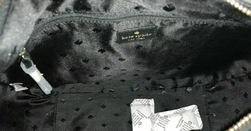 KATE SPADE VIVIAN BLACK PEBBLED LEATHER MULBERRY ST. SHOULDER BAG NWT ...